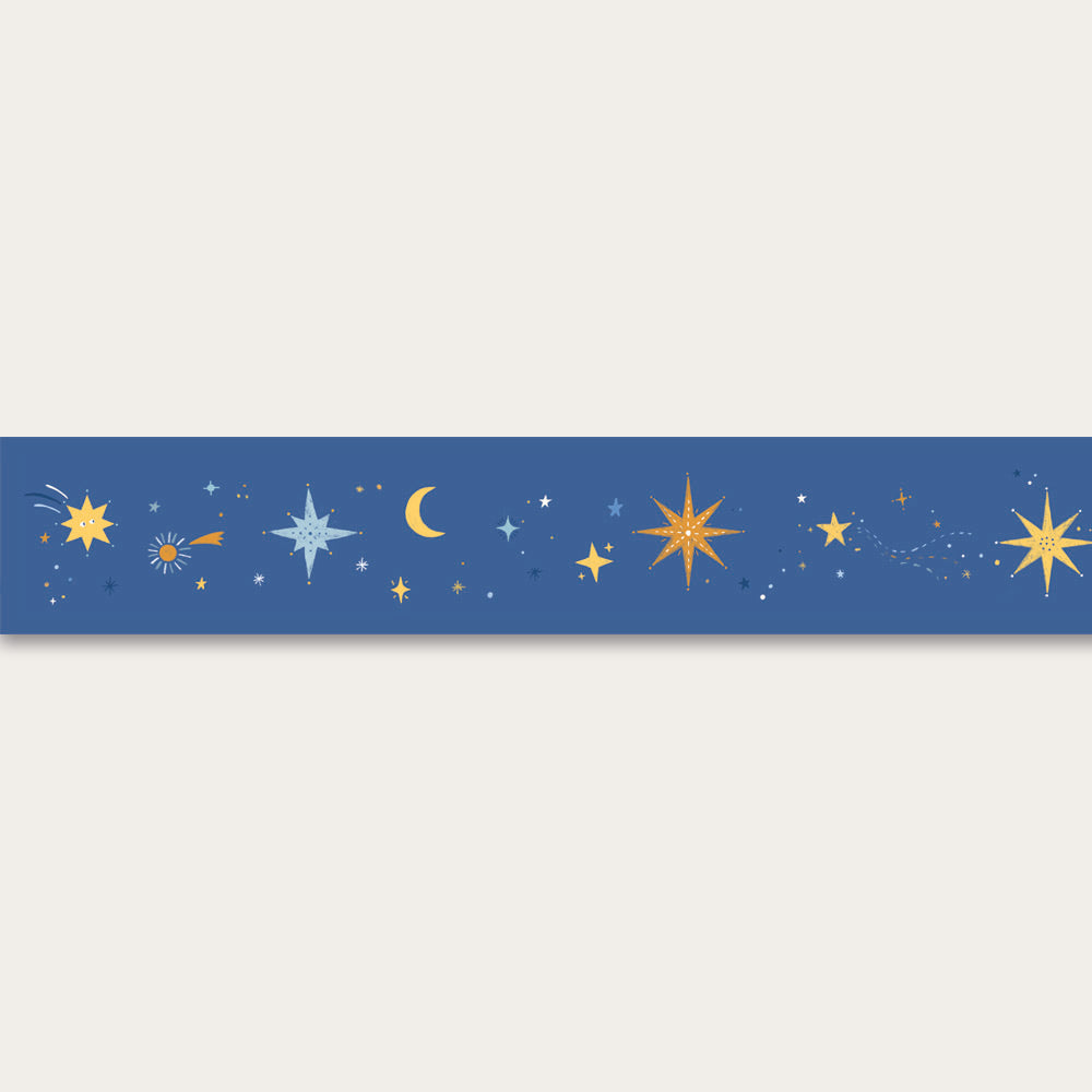 Wallpaper Border - Galaxy Blue | Atelier Florentine