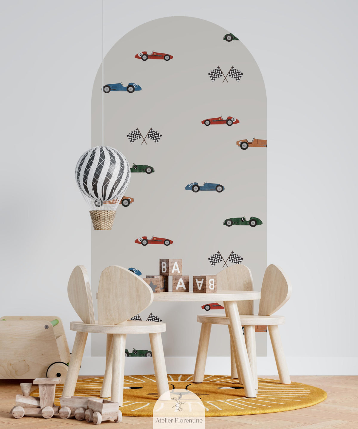 Racing Cars Peel & Stick Wall Sticker | Atelier Florentine