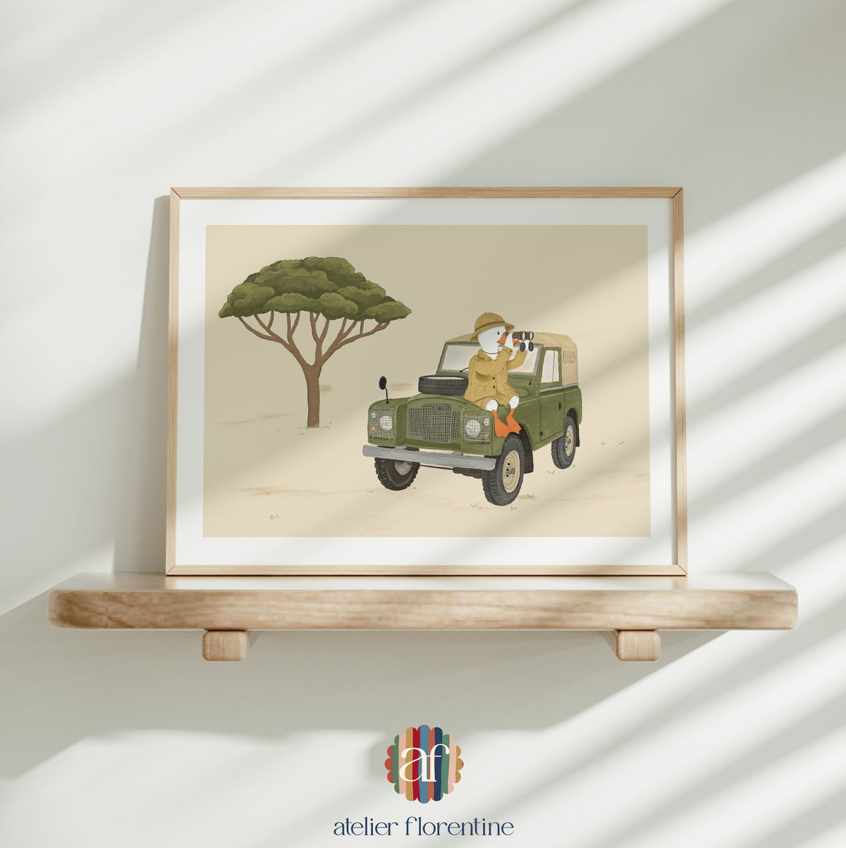 Poster Safari Ducks | Nursery Art | Atelier Florentine | Atelier Florentine